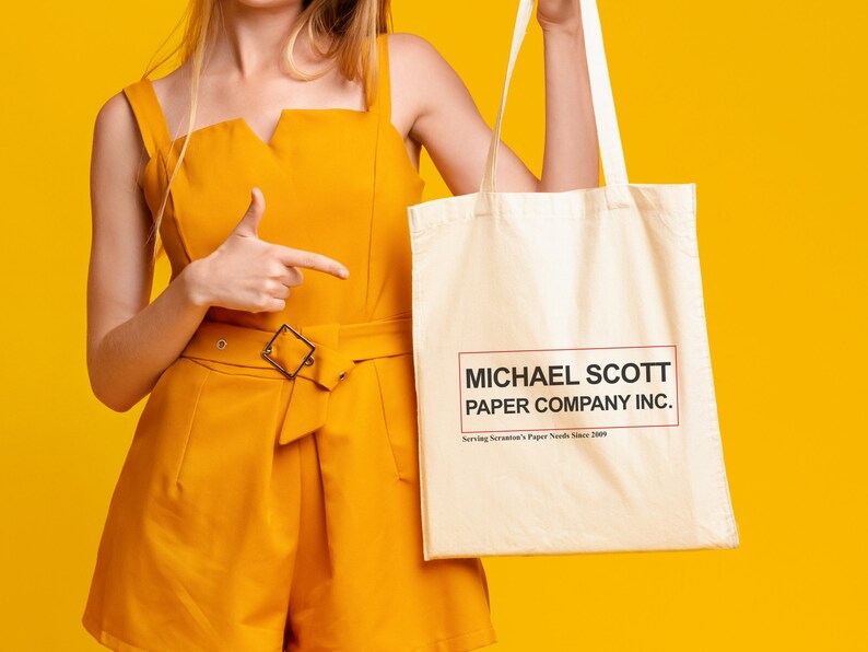 Michael Scott Paper Company Tote Bag: the Office Fan Gift - Etsy