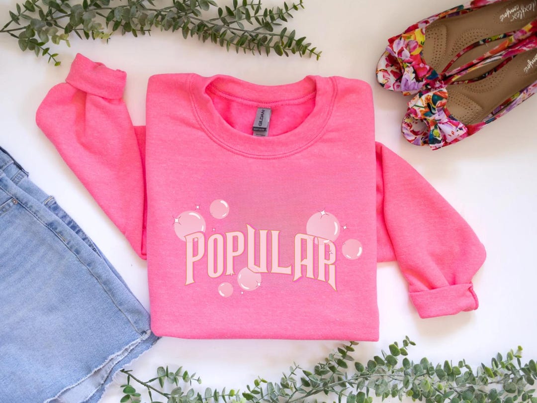 Youth Wicked Sweatshirt Popular Sweatshirt Glinda Sweater Pink ...