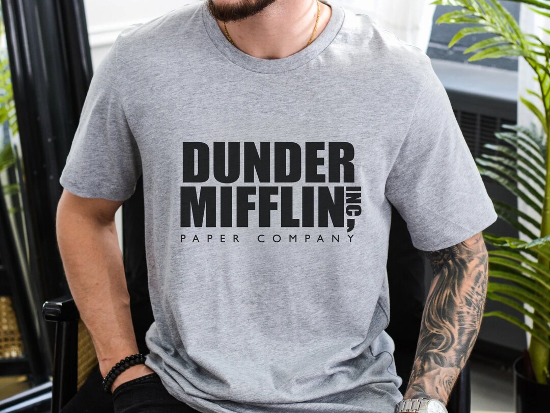 Dunder Mifflin Unisex Tshirt the Office Shirt Funny Office Shirt Gifts ...