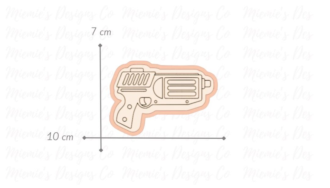 MDC Nerf Gun, Cookie, Cutters, Fondant, Clay, Baking, Crafts, Sugar Cookie, Dough DIGITAL ...
