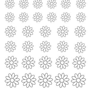 Royal Icing Transfer - Daisy - DIGITAL DOWNLOAD - Etsy