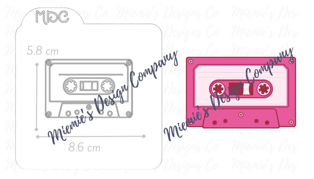 MDC - Silk Screen Stencil, Retro, Cassette Tape, Music - DIGITAL - Etsy