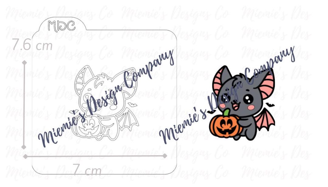 MDC - Silk Screen Stencil, Halloween, Bat, Pumpkin - DIGITAL - Etsy