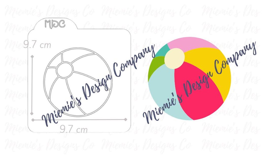 MDC - Silk Screen Stencil, Beach Ball, Summer, Vacation, Ocean, Sea - Etsy