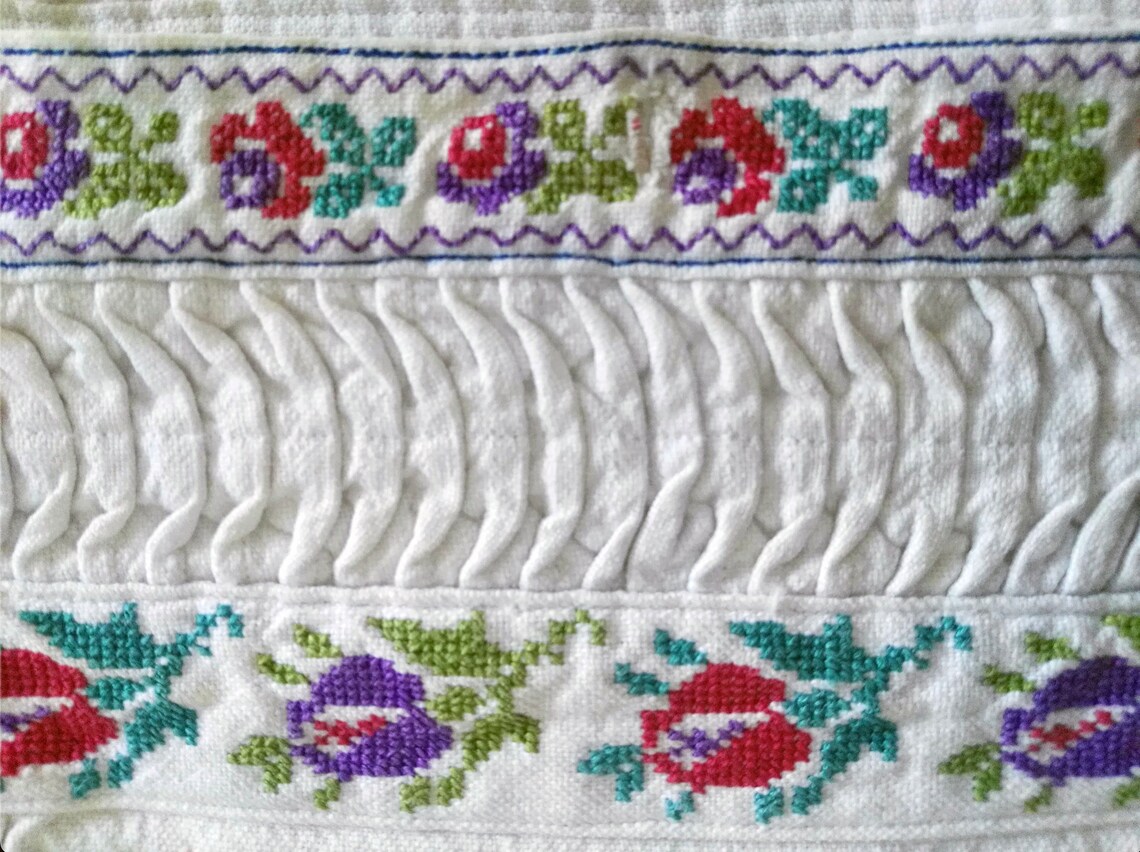 Slavic Folk Embroidery - a Set of 15 Colourful Flower-patterns From ...