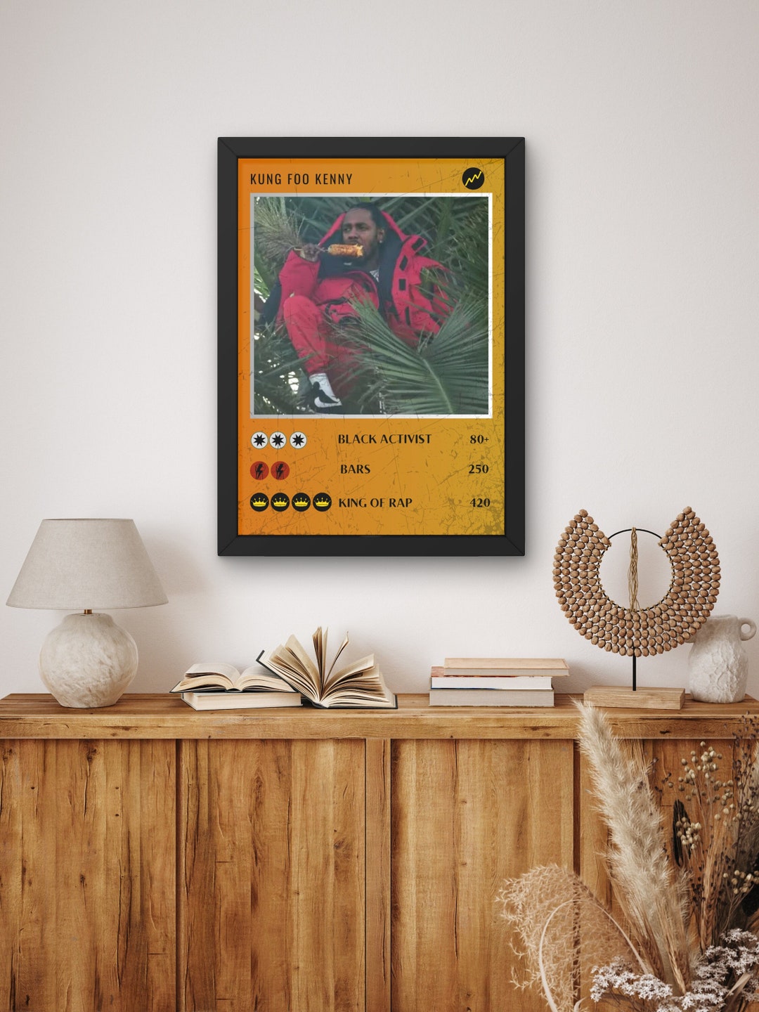 Kendrick Lamar (kung Foo Kenny) Wall Art - Etsy