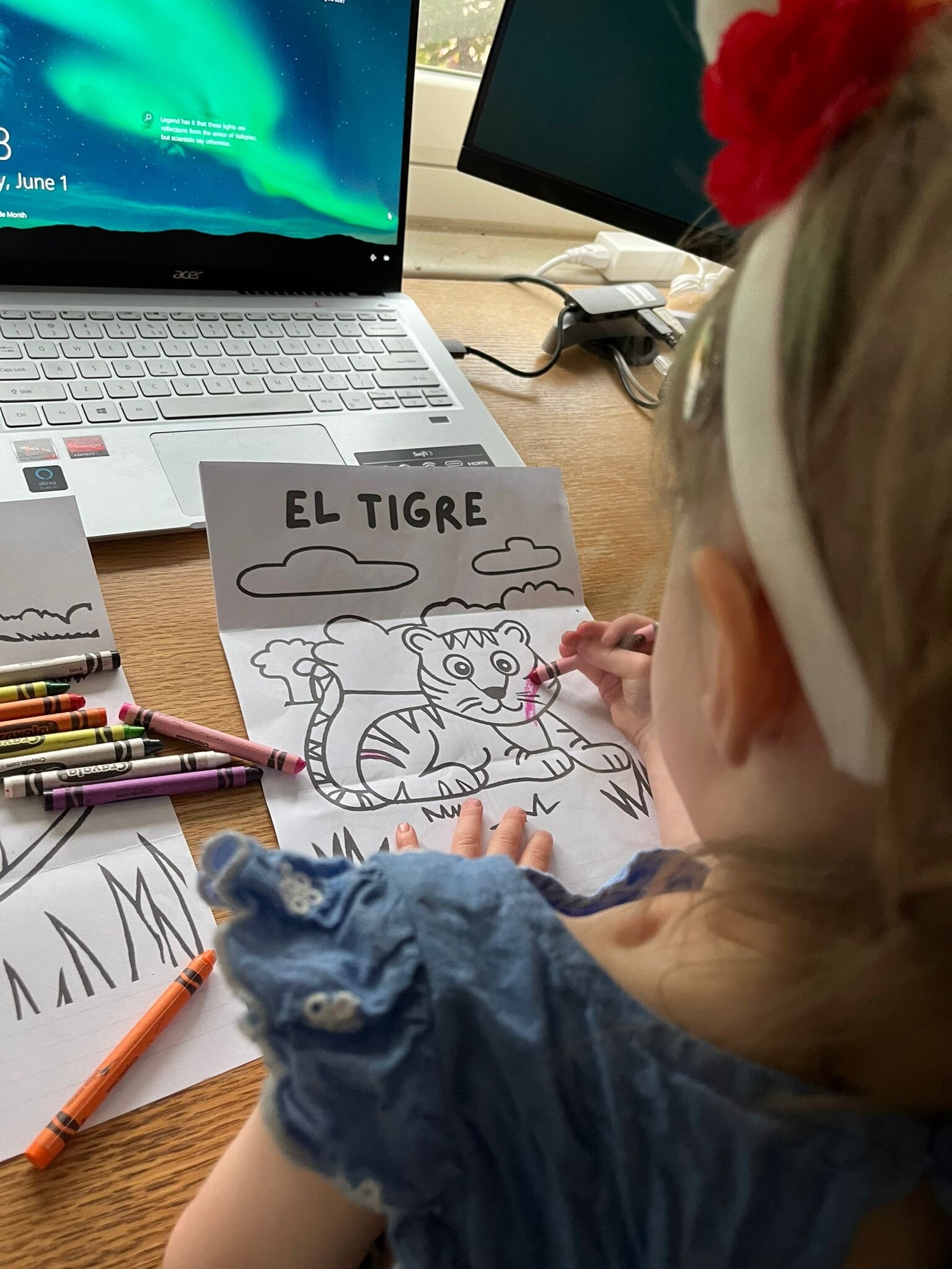 Bilingual Zoo Animal Coloring Pages: Learn Spanish, Fun Coloring Pages ...