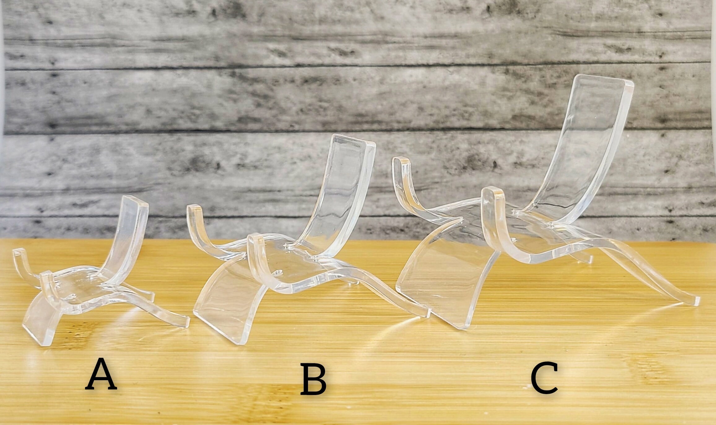 Acrylic Crystal Display Stands, 3 Sized to Pick From, Acrylic Stands ...