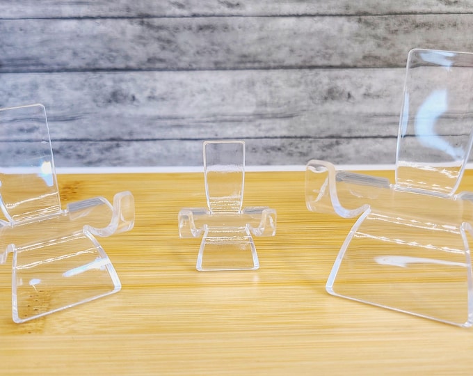 Acrylic Crystal Display Stands, 3 Sized to Pick From, Acrylic Stands ...