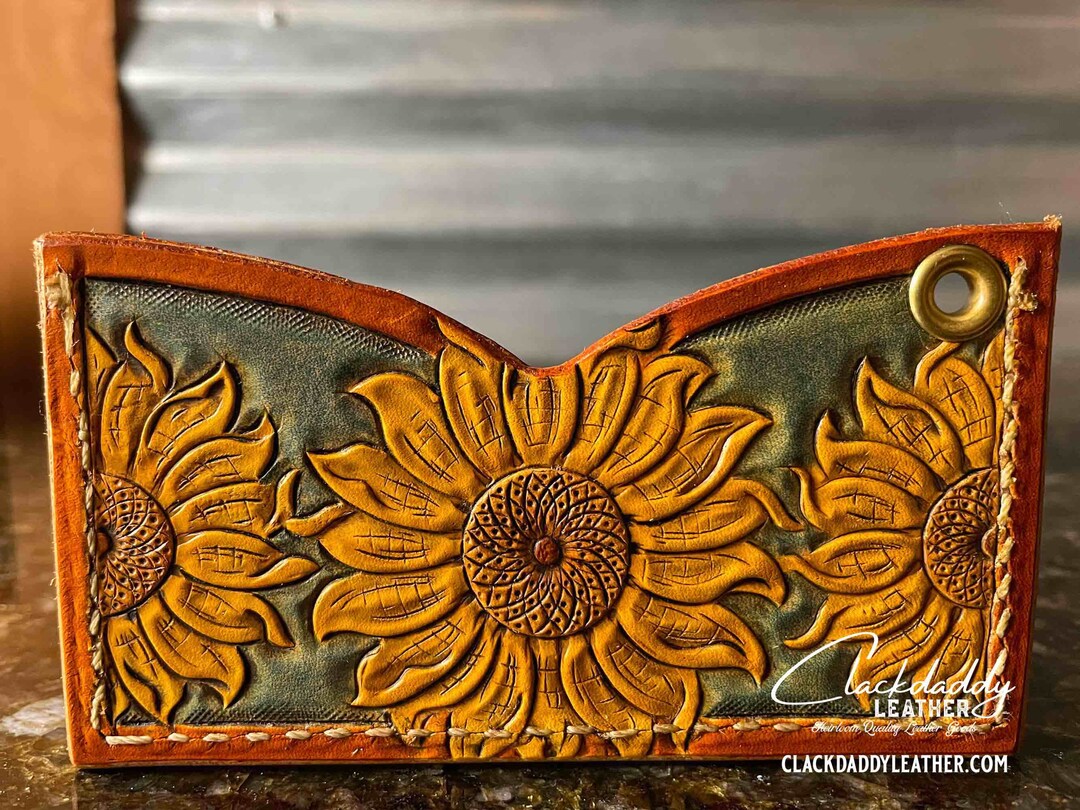 Color Sunflower Card Holder - Etsy