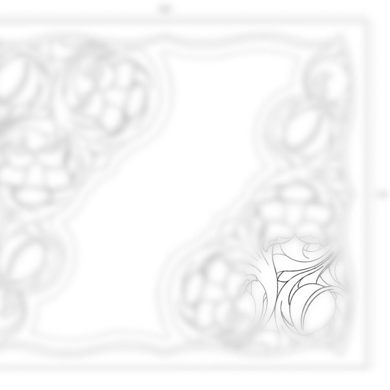 Sheridan Style Clutch/roper/checkbook Carving and Tooling Pattern 1 - Etsy