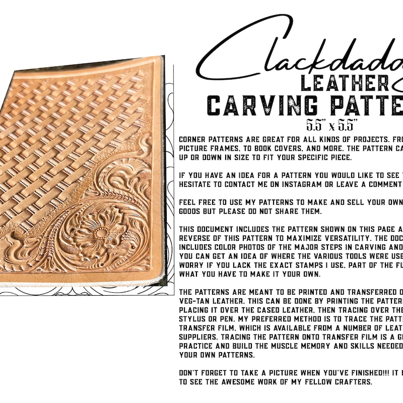 Leather Carving - Etsy