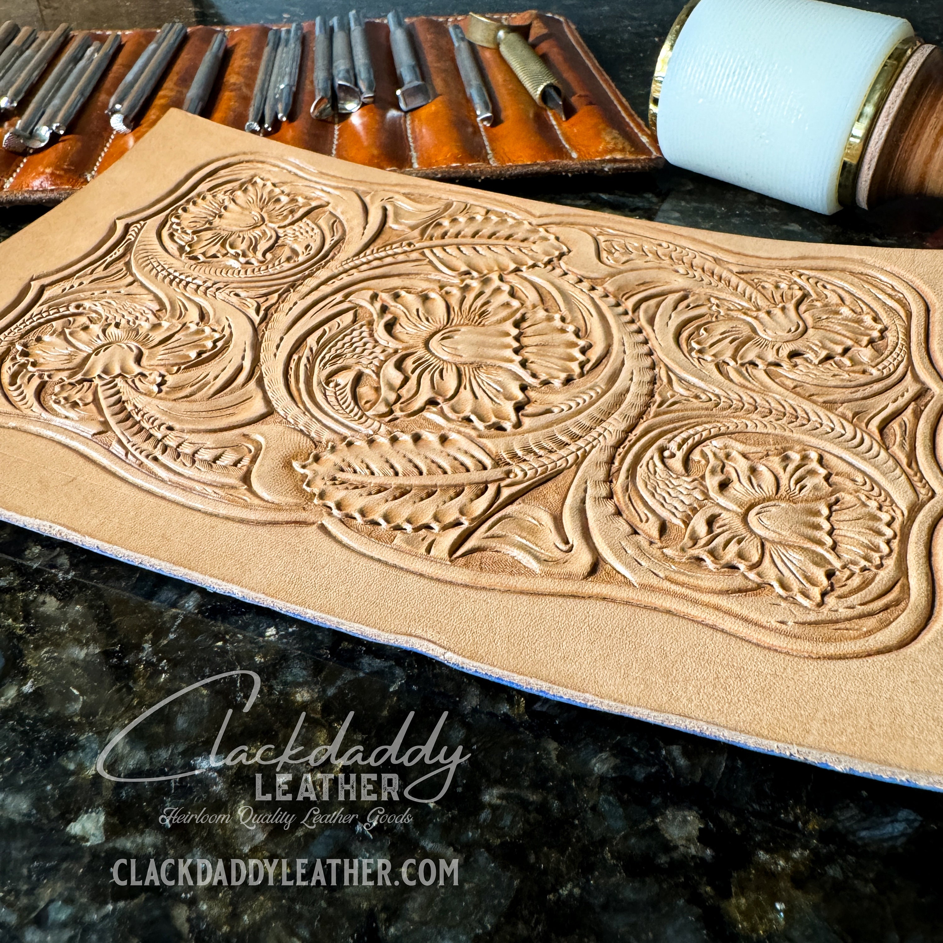 Sheridan Style 8x5 Carving and Tooling Pattern - Etsy