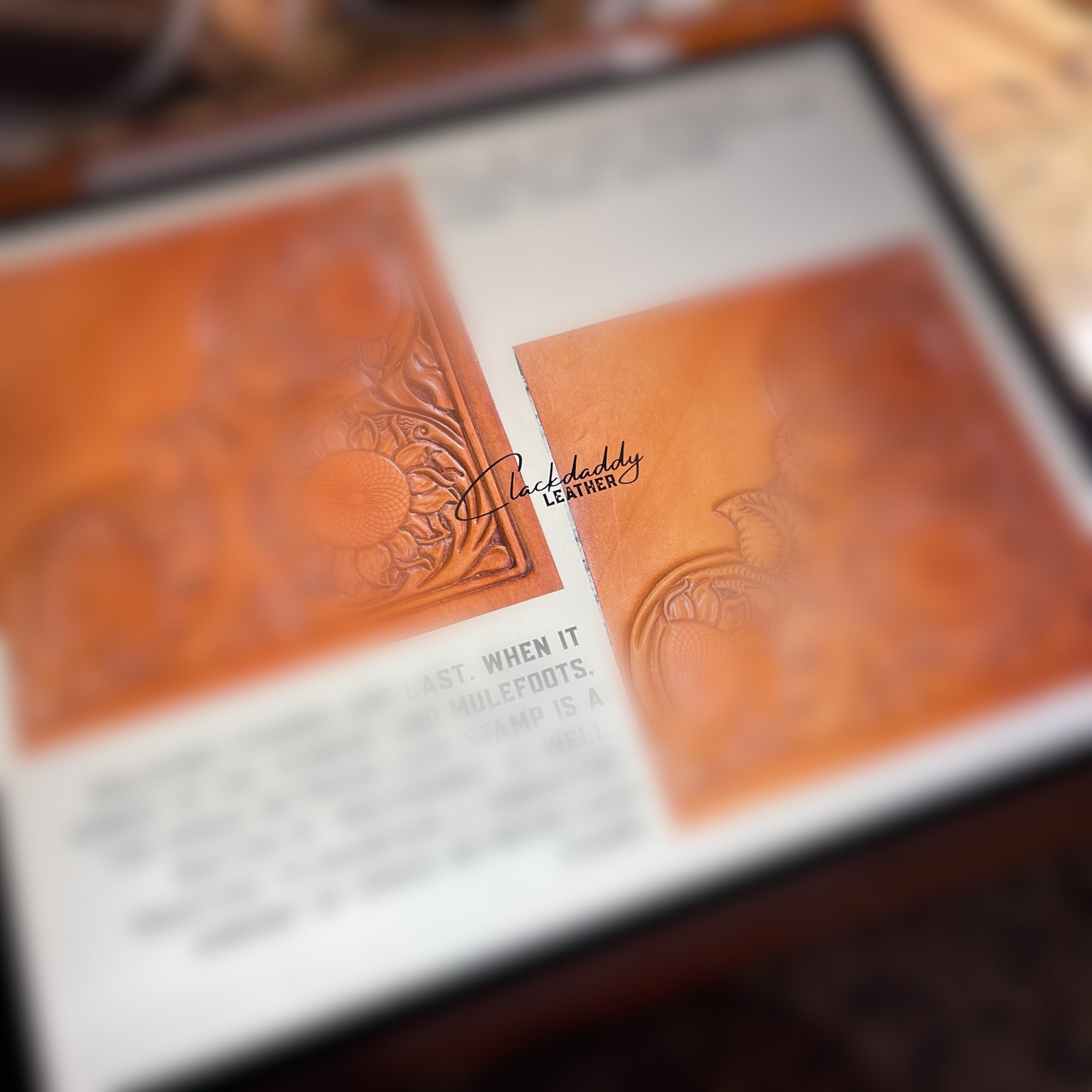 Sheridan Sunflower Corner Carving and Tooling Pattern - Etsy