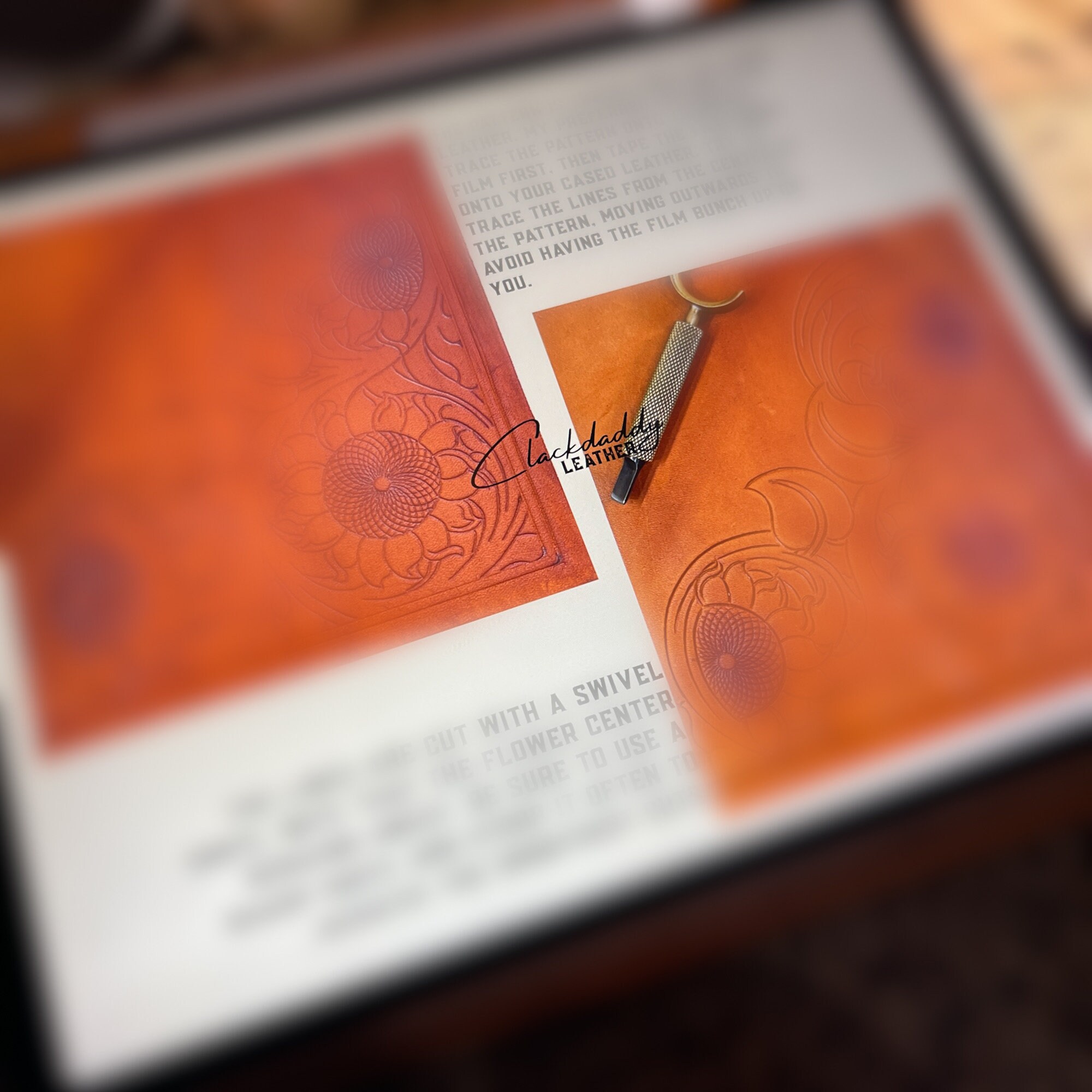 Sheridan Sunflower Corner Carving and Tooling Pattern - Etsy