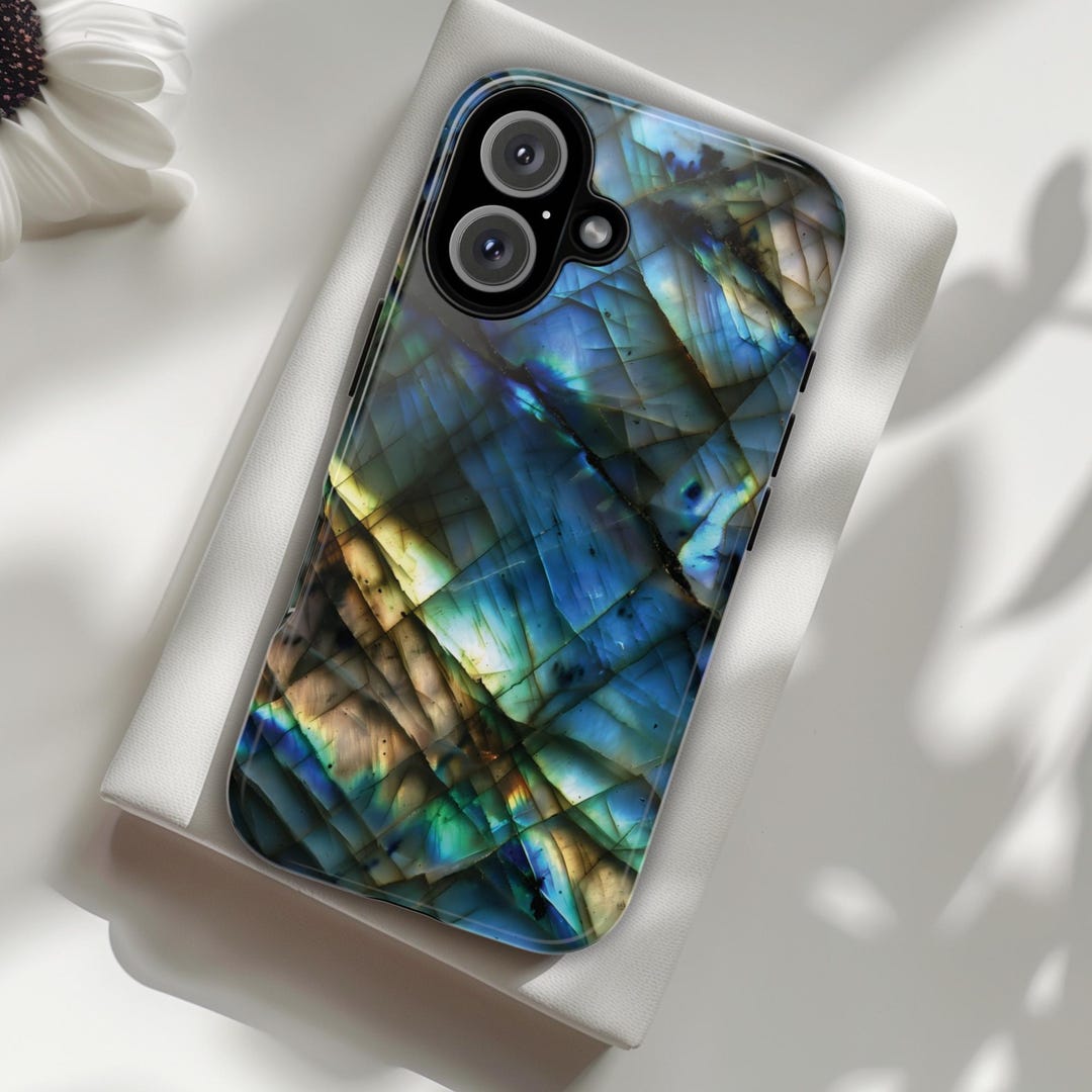 Labradorite Gemstone Tough Phone Case | Rock, Minerals, Gem, Lapidary ...