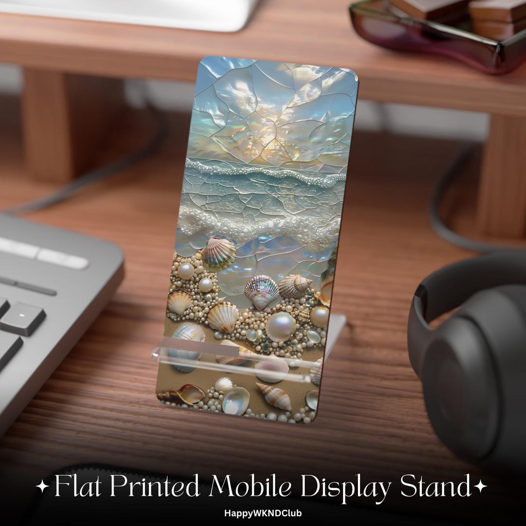 Ocean-inspired Mobile Display Stand, Seashell Designed Phone Holder ...