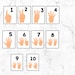 Printable Finger Number Flash Cards, Counting 1-10, Learning ...
