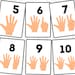 Printable Finger Number Flash Cards, Counting 1-10, Learning ...