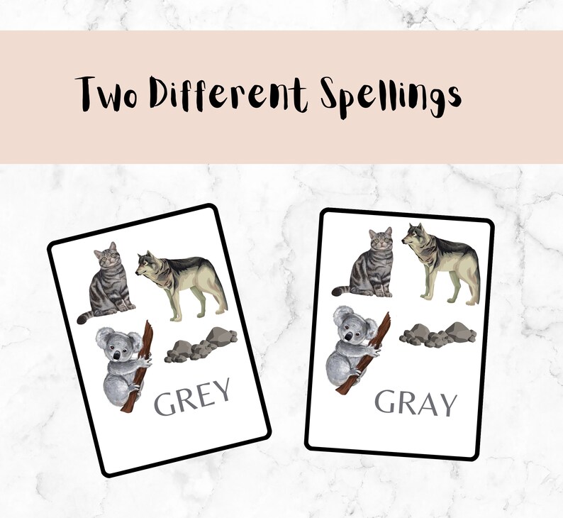 Nature Themed Color Flashcards | Preschool | Kindergarten | Homeschool ...