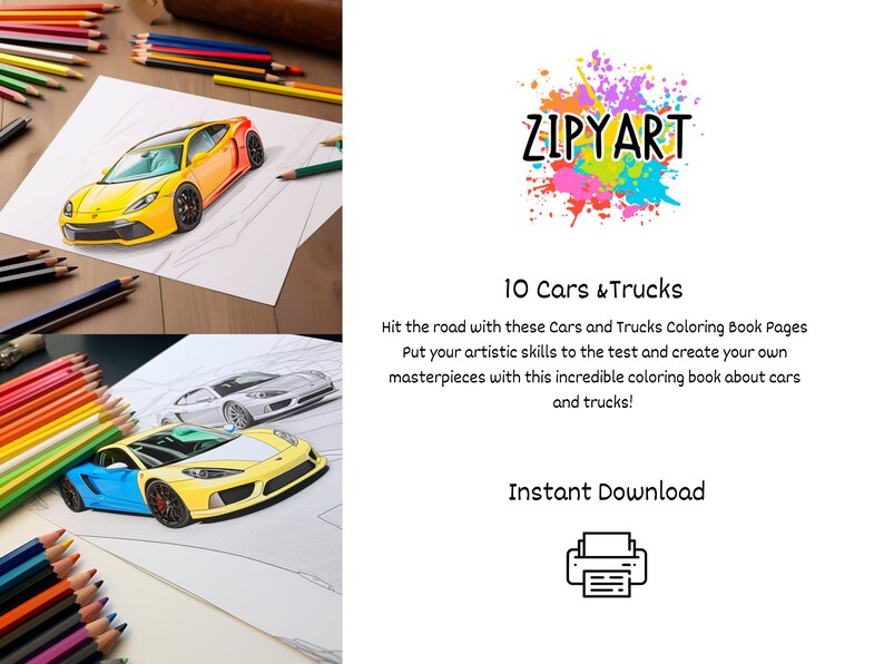 Car and Truck Coloring Pages Collection for Boys, Trucks Construction ...