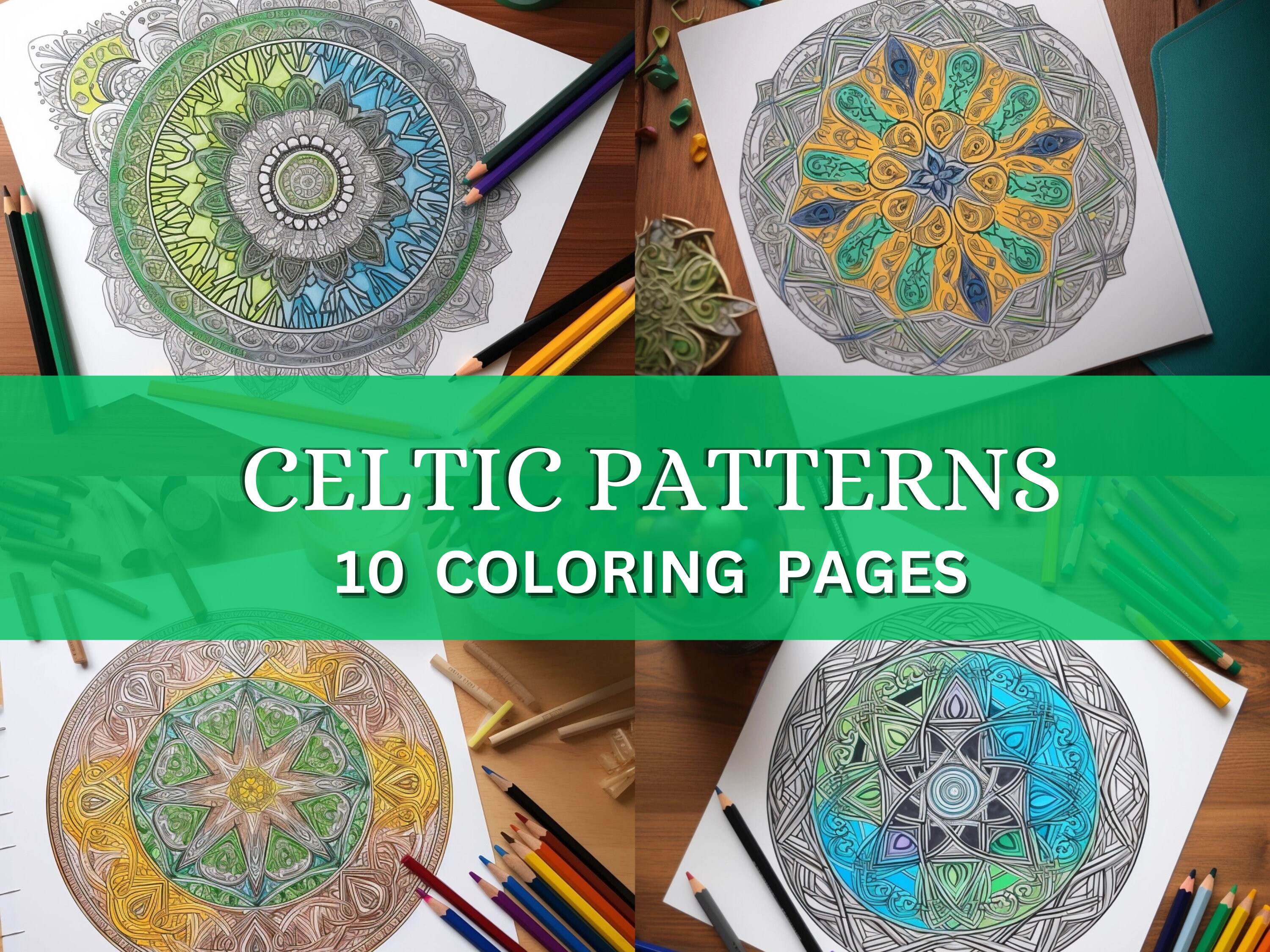 Celtic Mandalas To Color