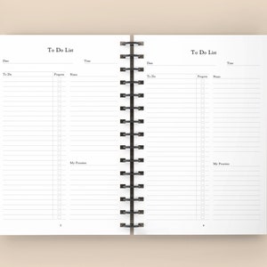 To Do List Planner: Wire-o Spiral Bound To-do List Tracker, to Do ...