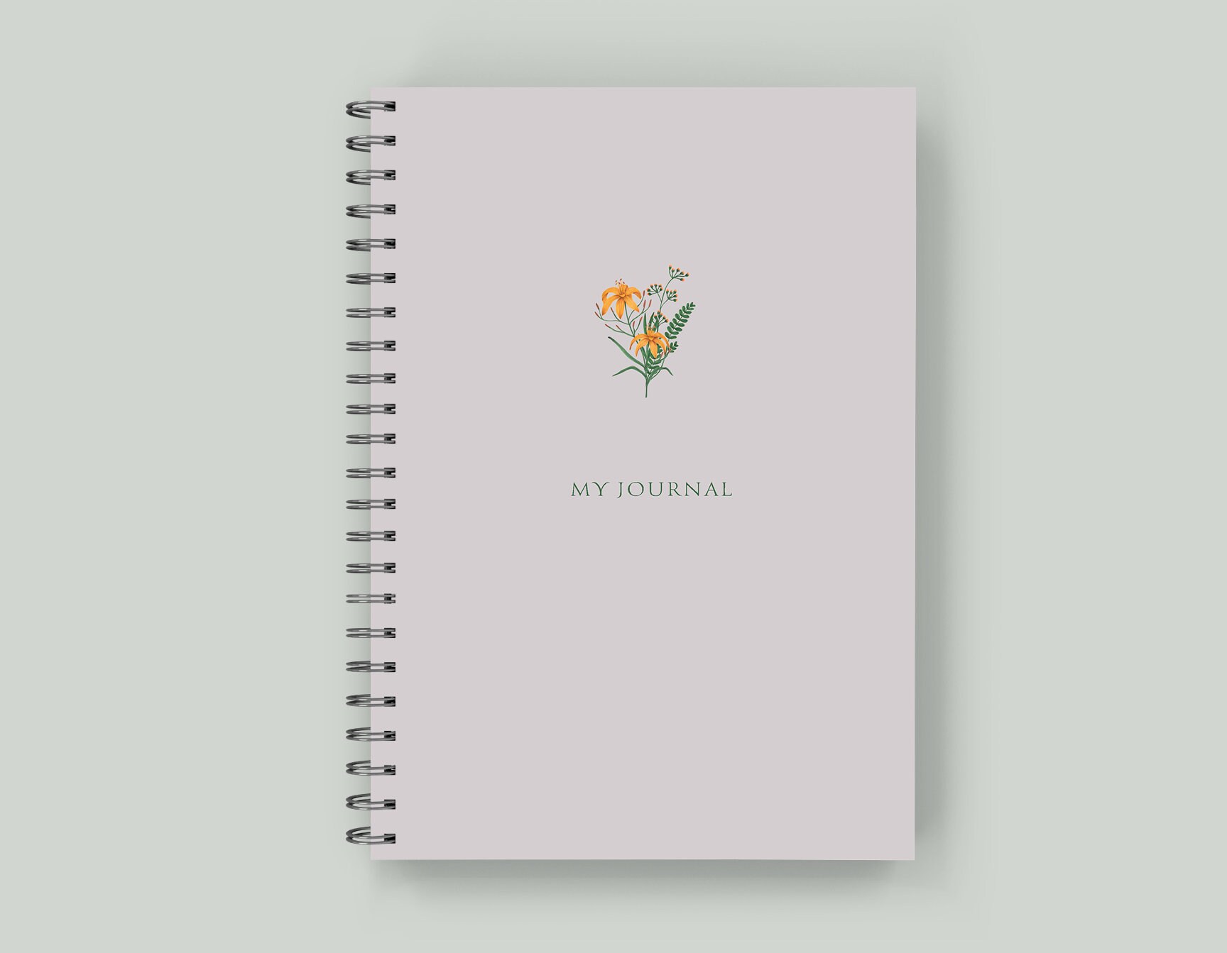 Blank Unlined Journal: Wire-o Spiral 6x9 Blank Journaling, Blank ...