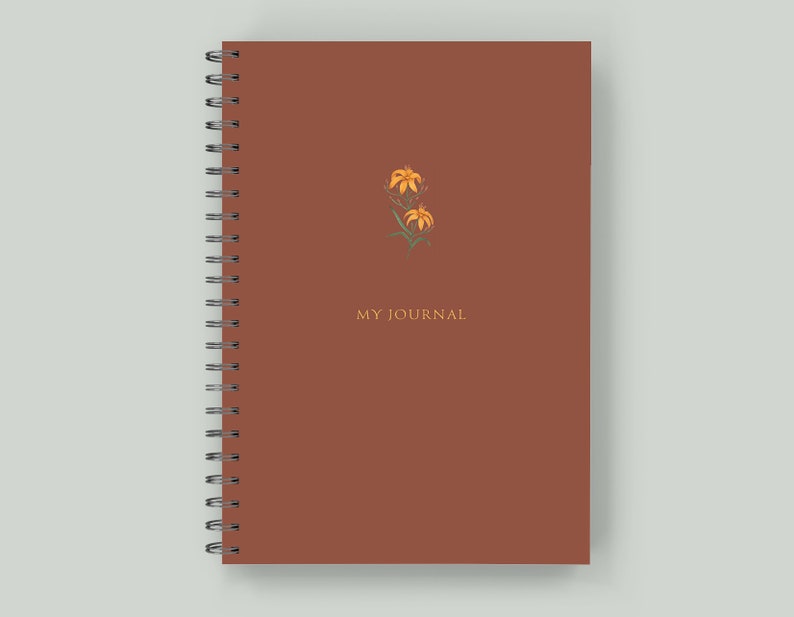 Blank Unlined Journal: Wire-o Spiral - 6x9 - Blank Journaling, Blank ...