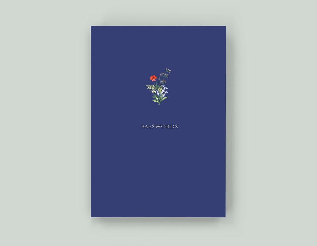 Password Book: Softcover Password Organizer - 6x9 - Login & Password ...