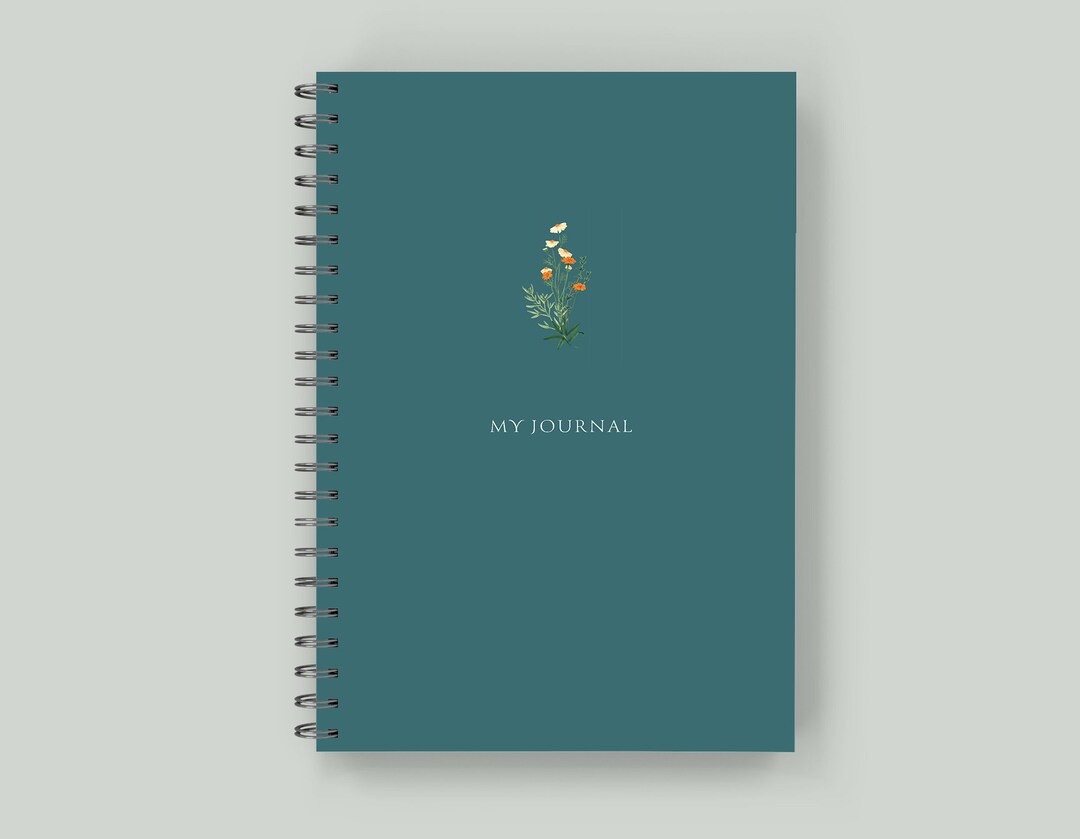 Lined Journal: Wire-o Spiral Lined Journal Notebook, Blank Journal ...