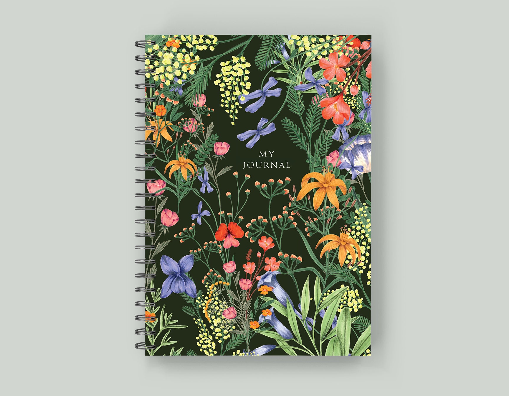 Lined Journal: Wire-o Spiral Lined Journal Notebook Blank - Etsy