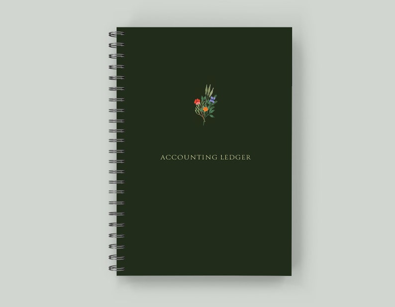 Accounting Ledger: Spiral Bound Bookkeping Business Account Ledger ...