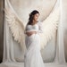 Angel Wings Digital Backdrop Maternity Photoshoot Neutral Backdrop Easy ...