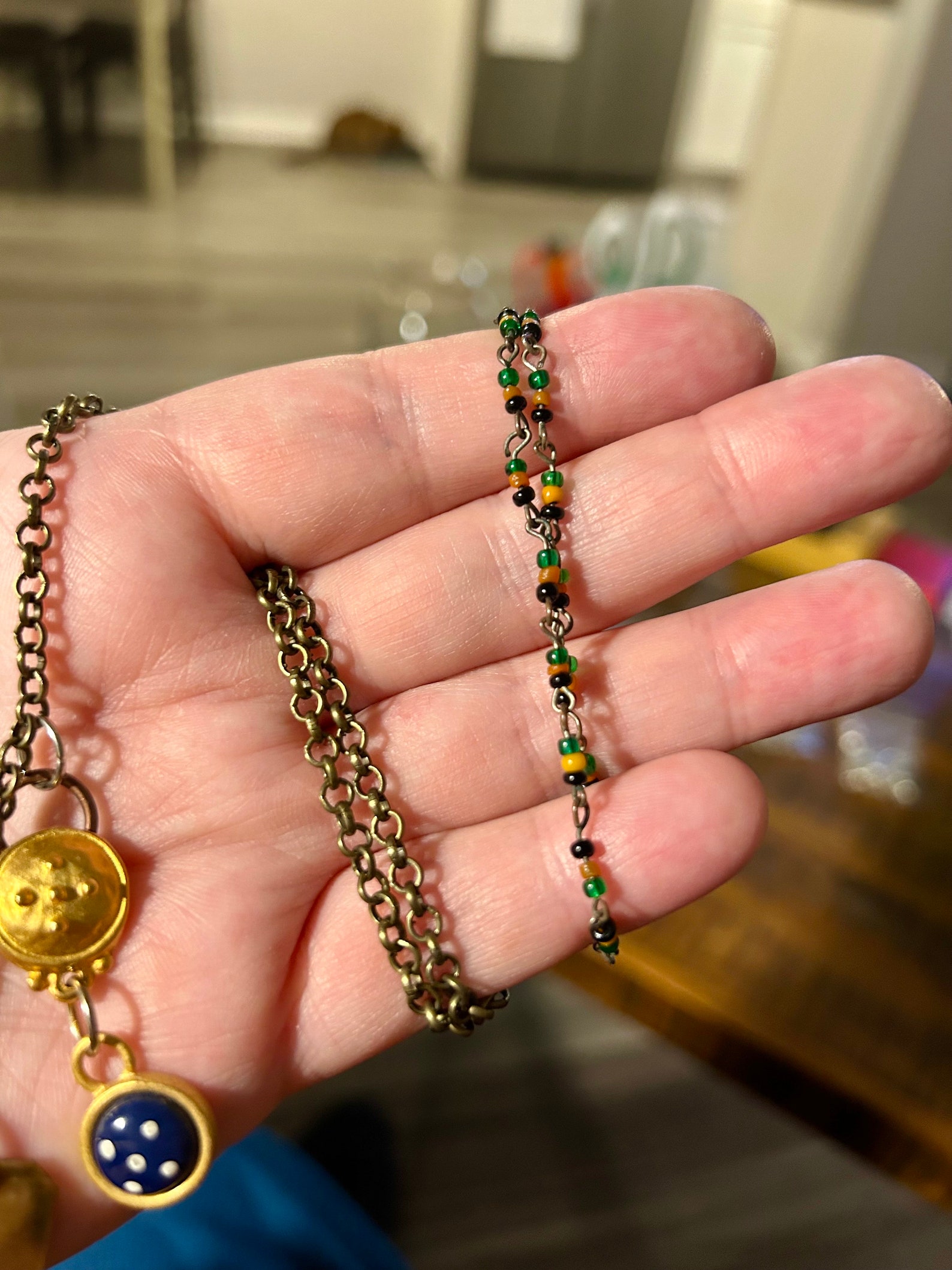 Lucky 5 Necklace Lucky 5 Charm Necklace - Etsy