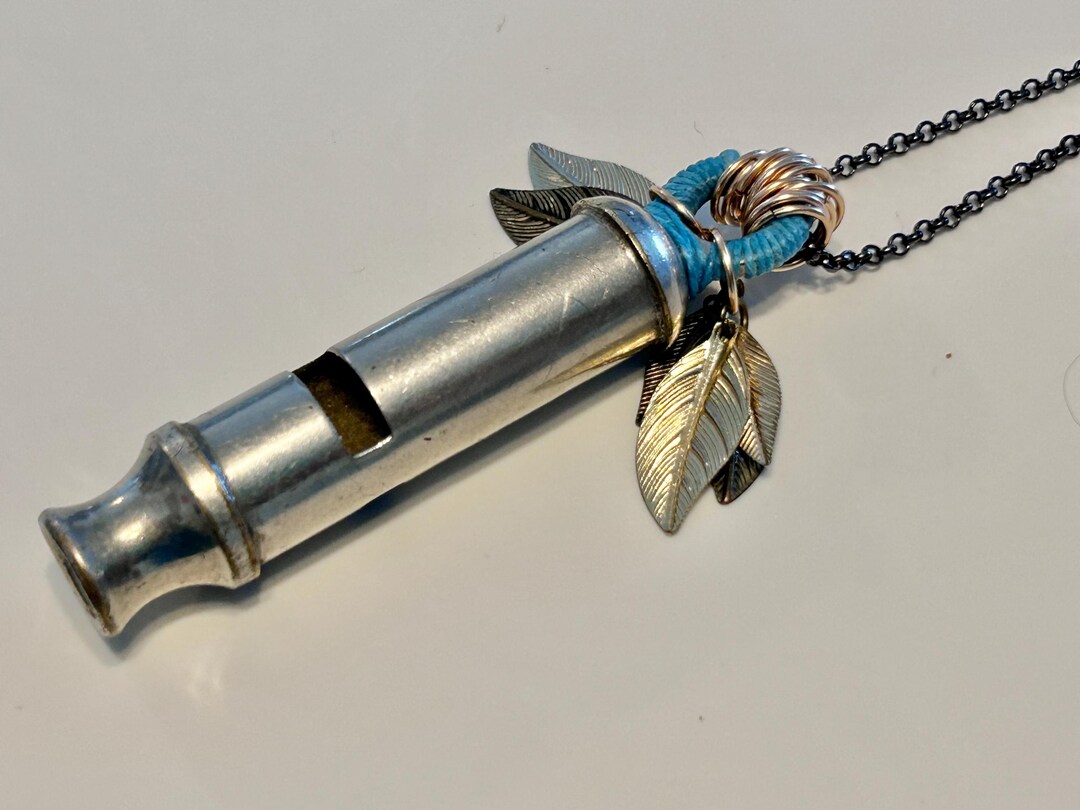 ICE WHISTLE: Handmade Safety Whistle Necklace - Etsy