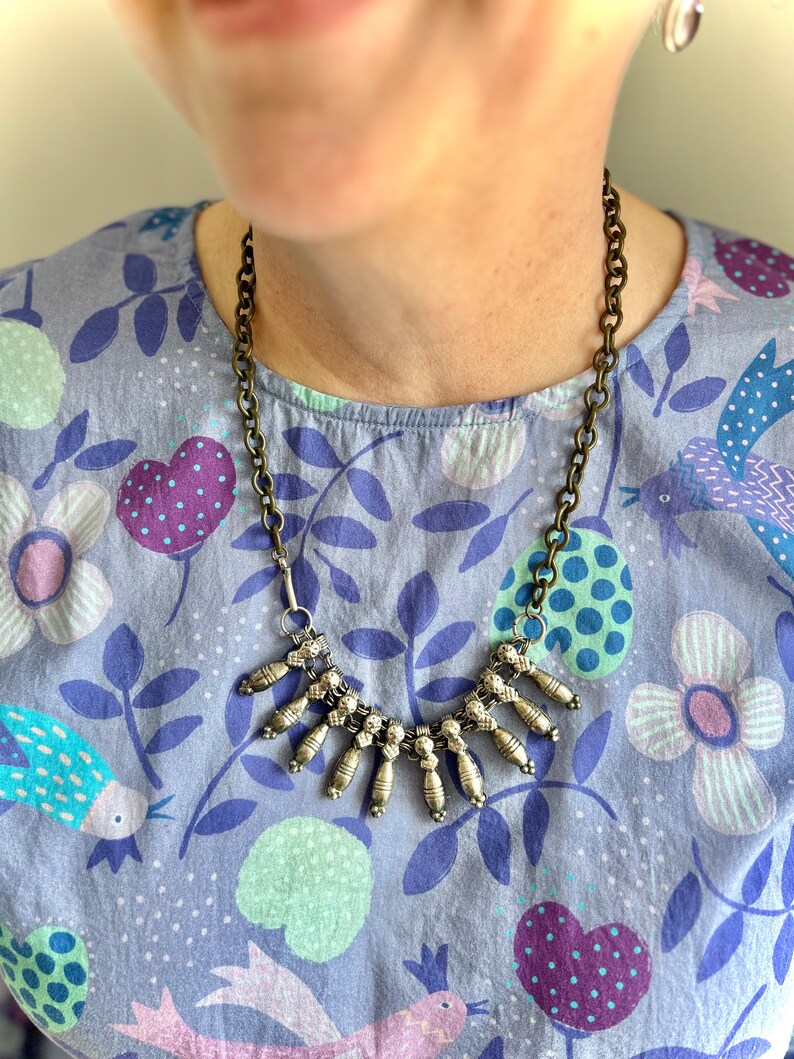 Boho Necklace Upcycled Necklace - Etsy