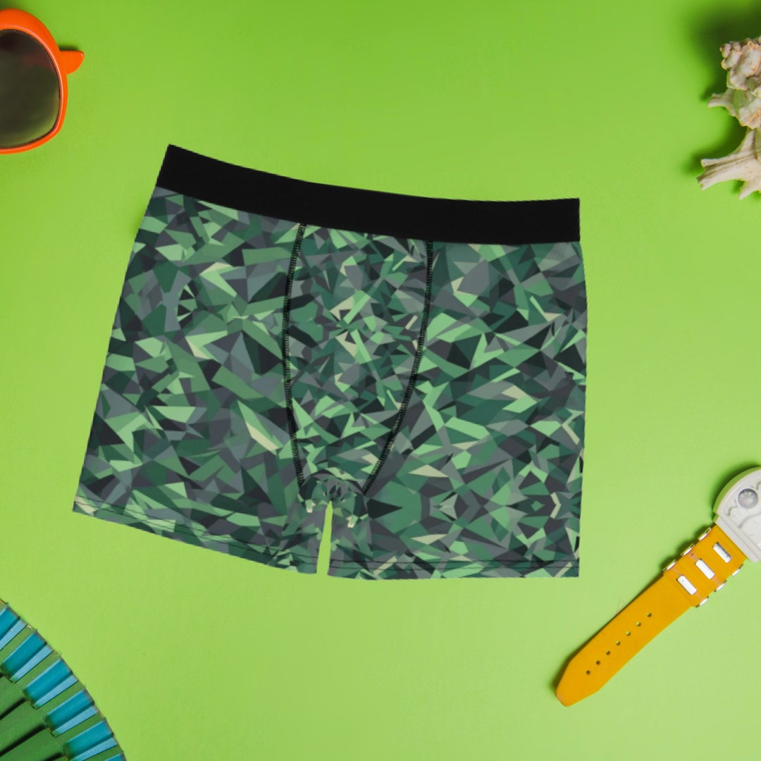 Men's Geometric Print Boxers stylish and Comfortable Underwear ...