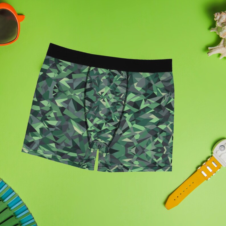Men's Geometric Print Boxers stylish and Comfortable Underwear ...