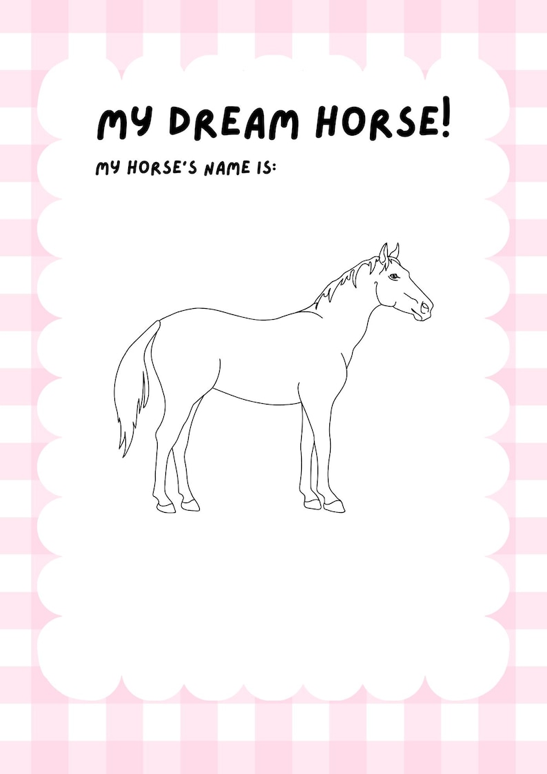 Horse Activity Printables for Children – Learn Parts of a Horse, Mazes ...