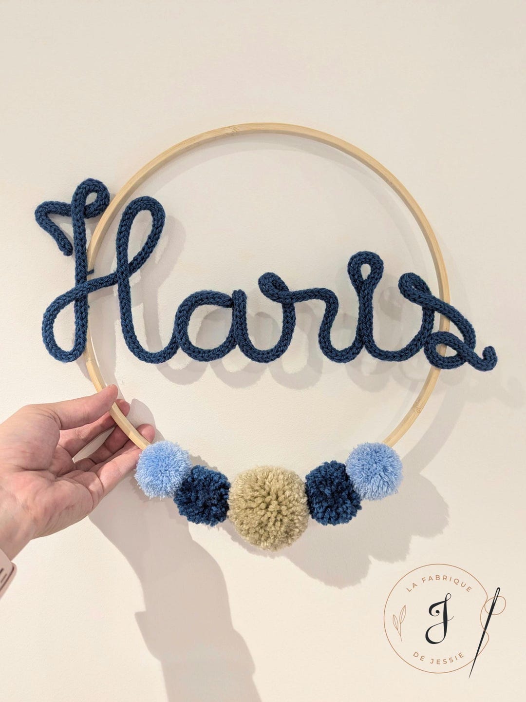 Knitting First Name, Child's Bedroom First Name, Personalized Baby ...