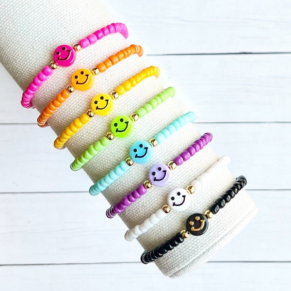 Smile Face Bracelet - Etsy