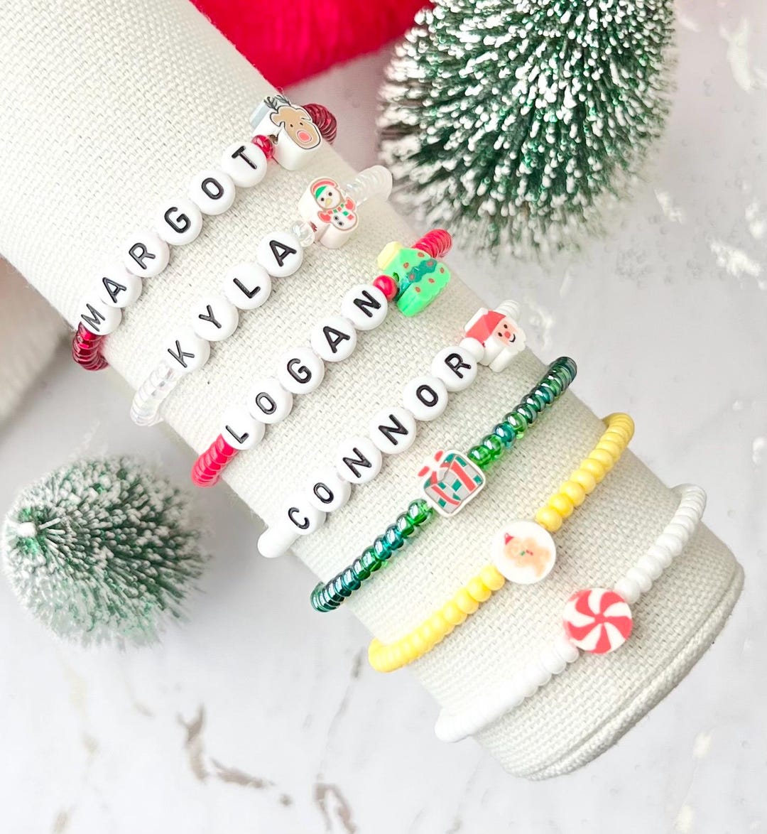 Christmas Bracelets for Kids Stocking Stuffer Christmas Bracelet Gift ...