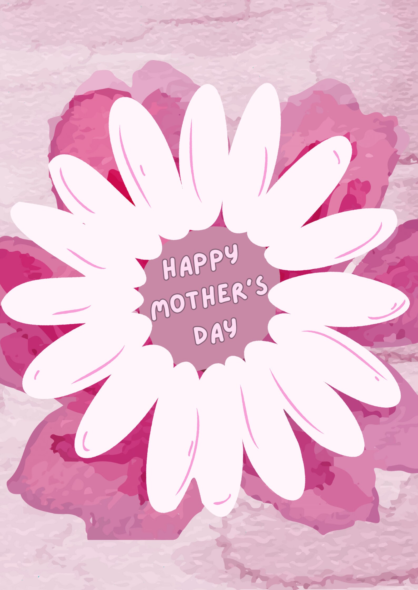 Printable, Digital Floral Mothers Day Card - Etsy