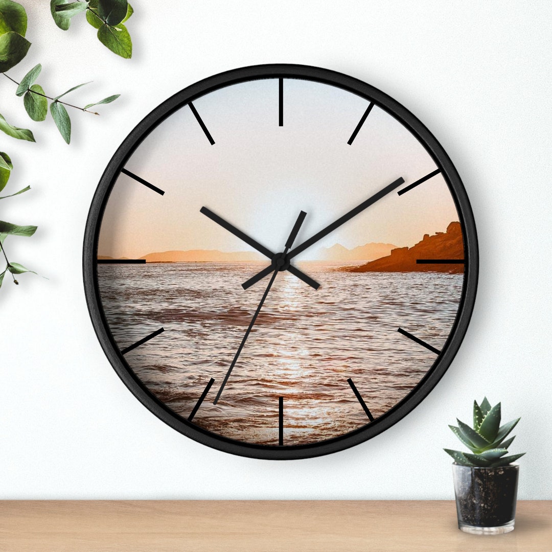 Mountain Wall Clock Mountain Wall Clock Unique Home Décor - Etsy
