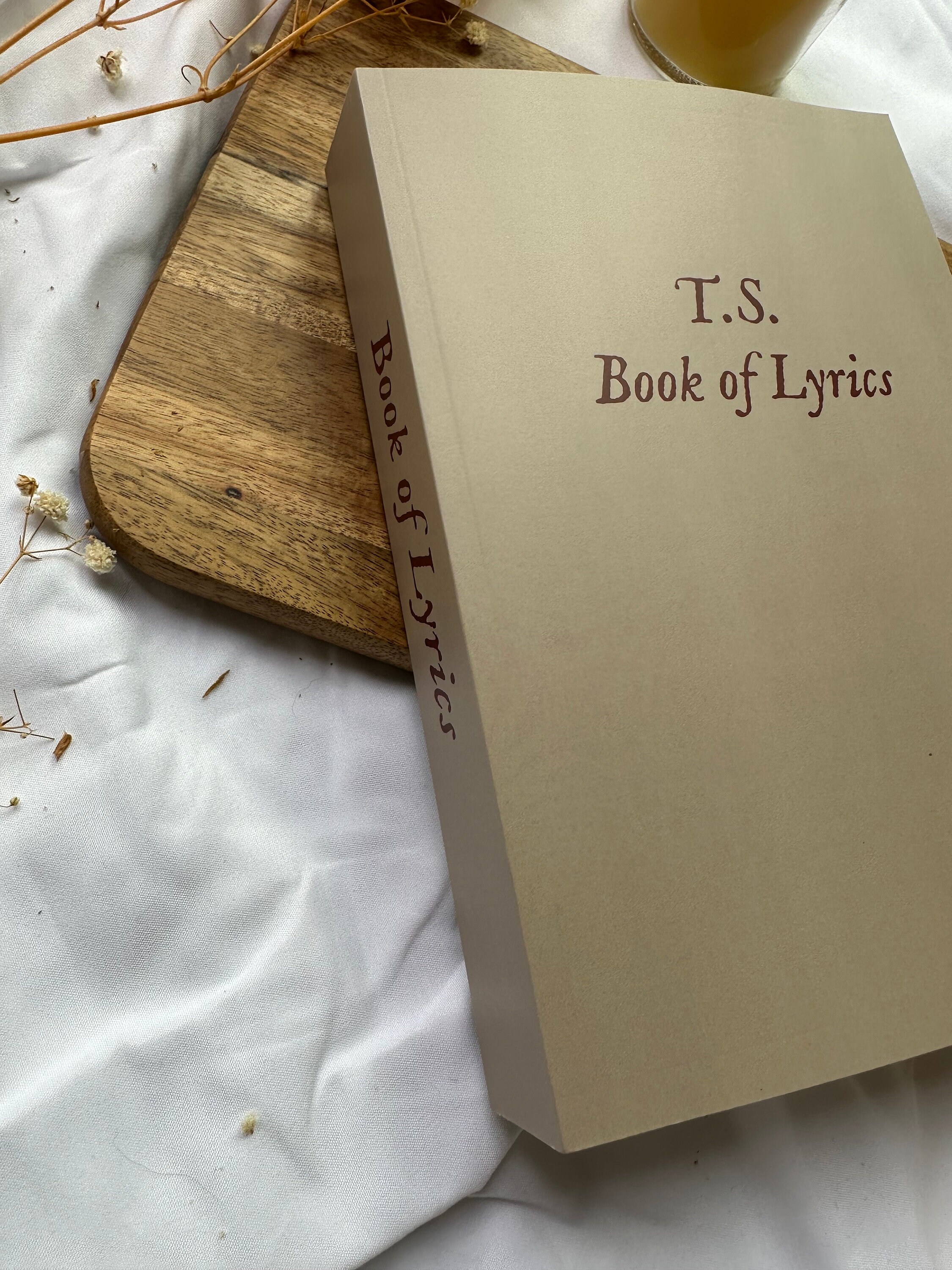 Lyric Book TS, the Entire Collection, Coffee Table Book, Booktok ...