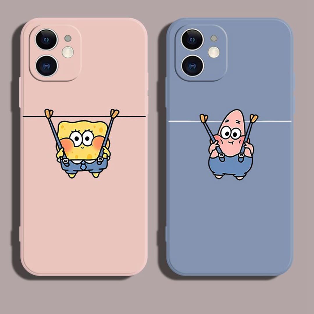 Cute and Kawaii Sponge Bob and Patrick Star iPhone Cases - Etsy