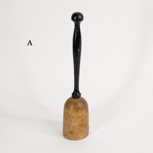 Antique Wooden Pestle | Rustic Food Masher - Etsy