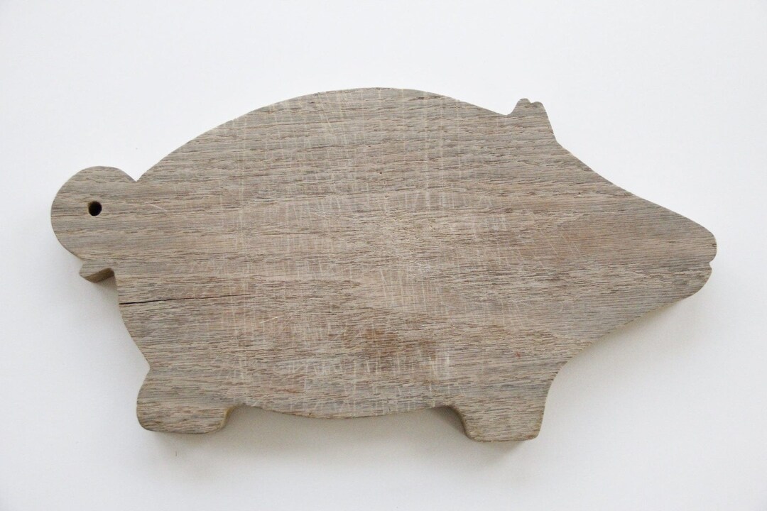 Vintage Pig Cutting Board | Breadboard - Etsy