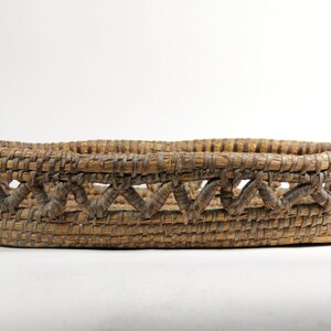 Antique French Basket | Large Coiled Rye - Etsy